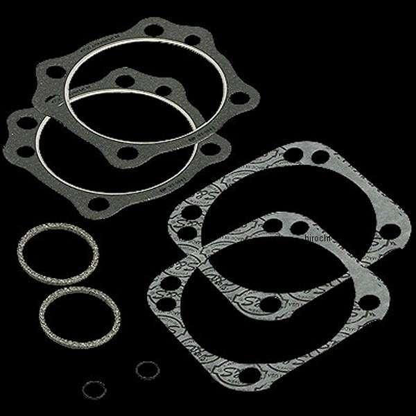 S&amp;S トップエンドガスケットキット99年-17年で、4""ボア採用のストックボルトパターンTシリーズエンジン（4""ボア）など適合は必ずS&amp;S品番、OEM品番等でお確かめ下さい。4""ボア【特長】リプレイス用の製品となって...