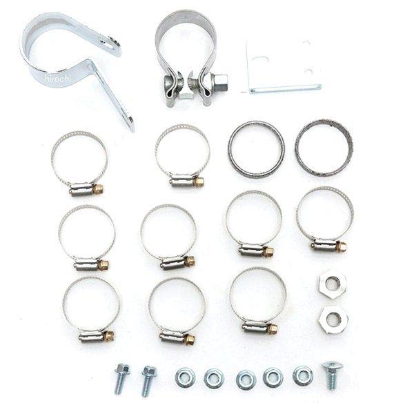 S&amp;S エスアンドエス ハードウェアキット パワーチューンデュアルヘッダー用17年以降 ハーレー ツアラーエル、ドラド50-STATE ミルウォーキーエイト ハイパフォーマンスエキゾーストシステム（パワーチューンデュアルヘッダー）用...