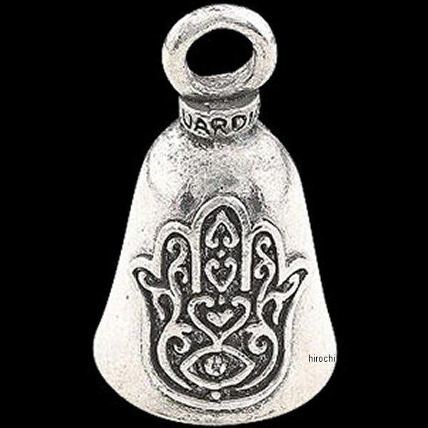 ガーディアンベル Guardian Bell Hamsa Hameshクロームベル本体 縦:約40mm 直径:約25mm【素材】合金【セット内容】ベル本体×1個 ポーチ×1個【仕様説明】バイカーベルとも呼ばれ、アメリカのバイク乗り達が身に着...