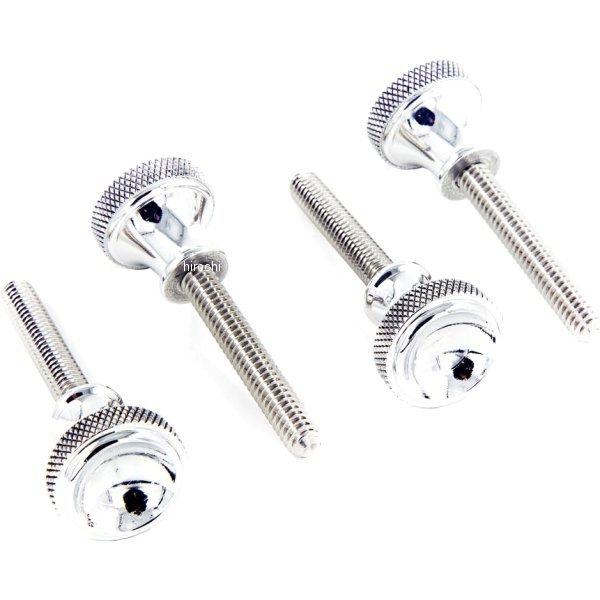 パワープラント Powerplant FXRサイドカバー クイックスクリューFXRモデルカラー:ポリッシュ素材:ノブ:アルミ、スレッド:ステンレス内容物:サイドカバースクリュー×4本注意事項:※サイドカバーは付属しません。ツールが不要で「簡...