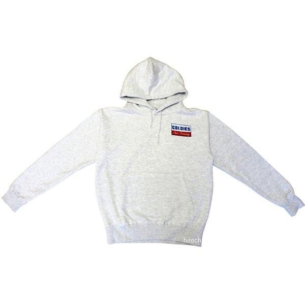 ゴールディーズオートディテイリング Goldies Auto Detailing TRICOLORE LOGO プルオーバーフーディーMサイズ(着丈:約670mm、身幅:約560mm、肩幅:約500mm、袖丈:約600mm)カラー:アッシュ...