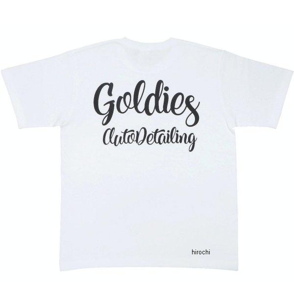 GADST001WH-L ゴールディーズオートディテイリング SCRIPT LOGO Tシャツ Lサイズ ホワイト【Lサイズ】着丈：約720mm 身幅：約550mmGOLD RUSHスプレーでお馴染みのGoldiesより、ついにアパレルがリ...