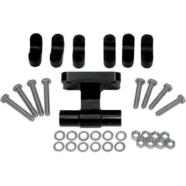 ・フラットステアリングポストを備えたすべてのブランドで動作します。・ユニバーサルピボットライザーはバーを3インチ(76mm)引き上げ、ライザーブロックを追加することなく使用できます。・デュアルピボットポイントにより、バーを前後に配置したり、...