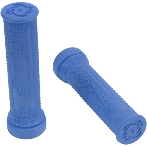 TORC1 ホットラップ グリップカラー：ブルー7/8インチ(約22.2mm)径ハンドルバー用フルダイヤモンドパターンデザインサムスロットルに対応グリップグルー付き左右ペア0630-24764500-0300ヤフー JP店