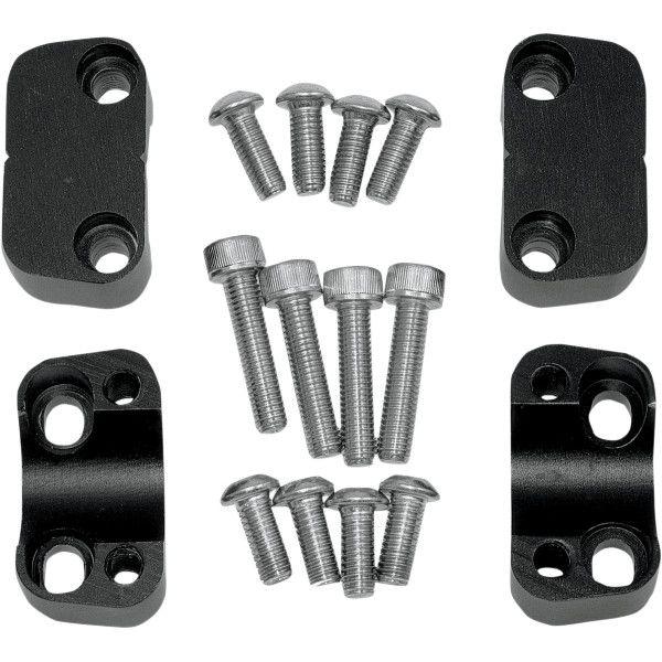 パワーマッド PowerMadd ハンドルバークランプ アダプタースノーモービル、ATV29mmPowerMadd Pivotライザーブロックの有無にかかわらず、スノーモービル、ATV、オートバイに1-1/8インチ(29mm)バーをクランプ...