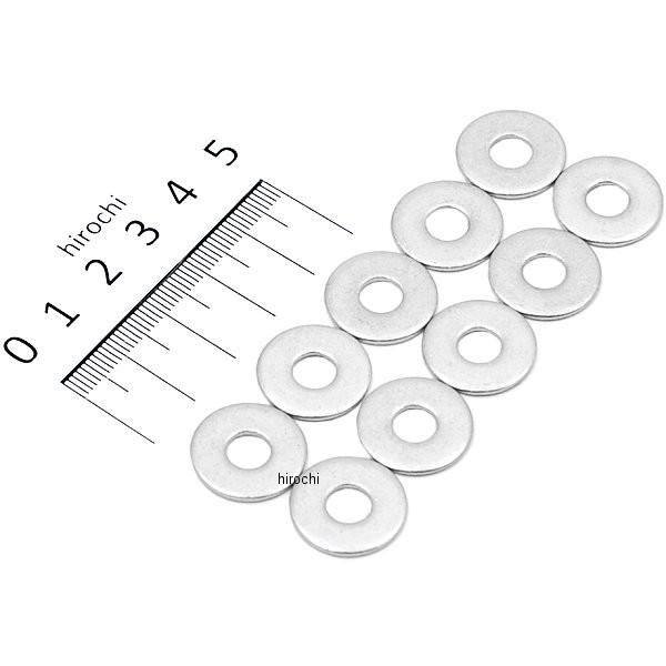 キタコ 平ワッシャー汎用サイズ :(内径/A)6.7mm x (外径/B)18mm x (厚み/C)1.5mm入数:10枚入りタイプ:6mm素材:ステンレス0900-090-01004ヤフー JP店