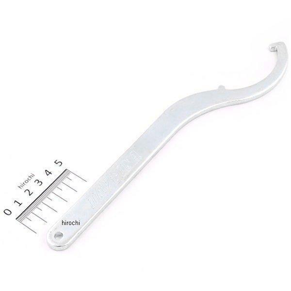 デイトナ リングスパナ スタンダードタイプ リアサスアジャストリアサスのイニシャル調整用ツール。１ピース構造により、車載の2ピースタイプに比べ力がかけやすく作業性が向上。NSR250R等のリアショック調整に最適。板厚：5.0mm。対応リング...