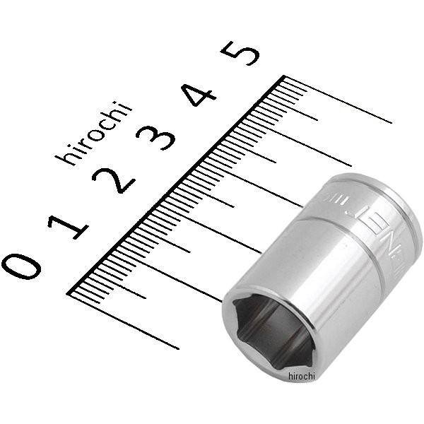 シグネット 1/4DR 7/16インチ ソケット (6角)・サイズ(インチ)：7/16・差込角(インチ DR)：1/4・ソケット外径(D1先端部；mm)：16・ソケット外径(D2差込部；mm)：16・全長(L；mm)：25・ソケット深さ(e...