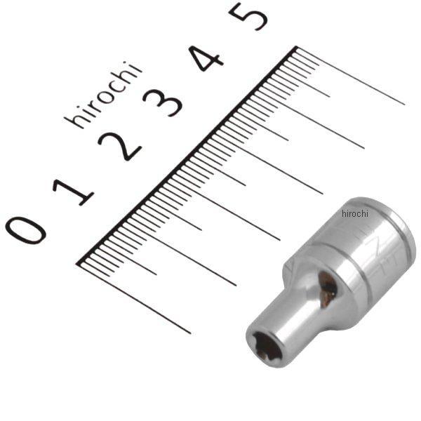 シグネット 1/4DR 4mm ソケット (6角)・サイズ(mm)：4・差込角(インチ DR)：1/4・ソケット外径(D1先端部；mm)：7・ソケット外径(D2差込部；mm)：11.8・全長(L；mm)：24.5・ソケット深さ(e；mm)：...