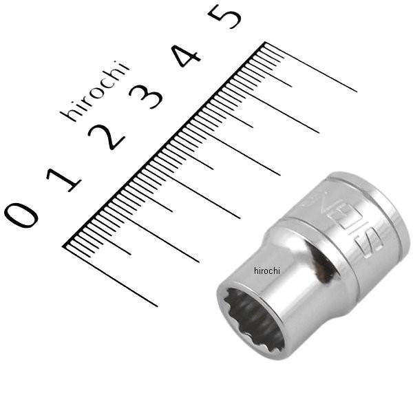 シグネット 3/8DR 10mm ソケット (12角)・サイズ(mm)：10・差込角(インチ DR)：3/8・ソケット外径(D1先端部；mm)：14.5・ソケット外径(D2差込部；mm)：17・ソケット深さ(e；mm)：8・全長(L；mm)...