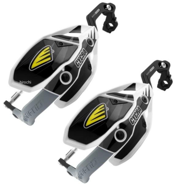 サイクラ CYCRA ハンドガード ウルトラ Probend 29mmバー用 白/黒左右ペア・ハンドガードを固定するクランプは、ハンドル回りでより広い範囲の空間の確保が可能。・取り外し可能デュアルゾーン換気システム、スリムな一体型磨耗ガード...
