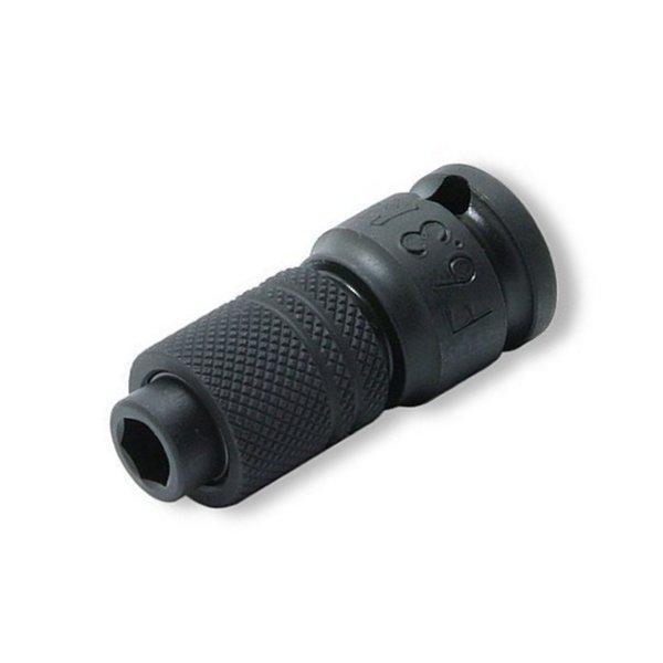 13142-F6.3 3/8インチsq 1/4インチ Hインパクト用ビットホルダー スライドチャック式13142-F6-3-KKヤフー JP店