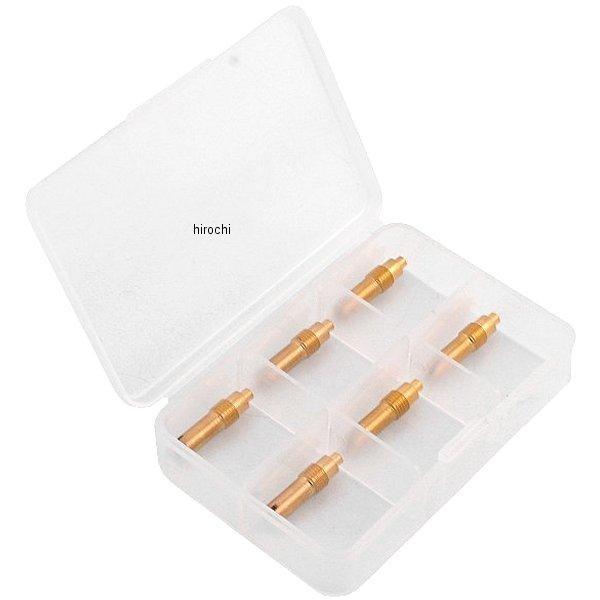 スロージェット（パイロットジェト）セットです。エアブリードなしタイプ（デイトナPE24標準組み込み品と同形状）KEIHIN PEキャブのセットアップパーツを細かく設定。幅広いキャブチューニングに対応。♯42,45,48,50,52,55 （...