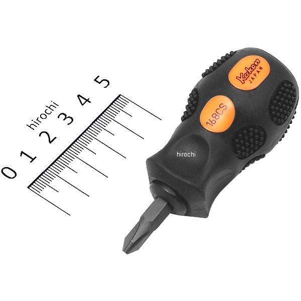 168CS-2X6 差替ドライバー スタッビ プラスNo.2XマイナスNo.6です。軸長：22mm全長：86mm168CS-2X6-KKヤフー JP店