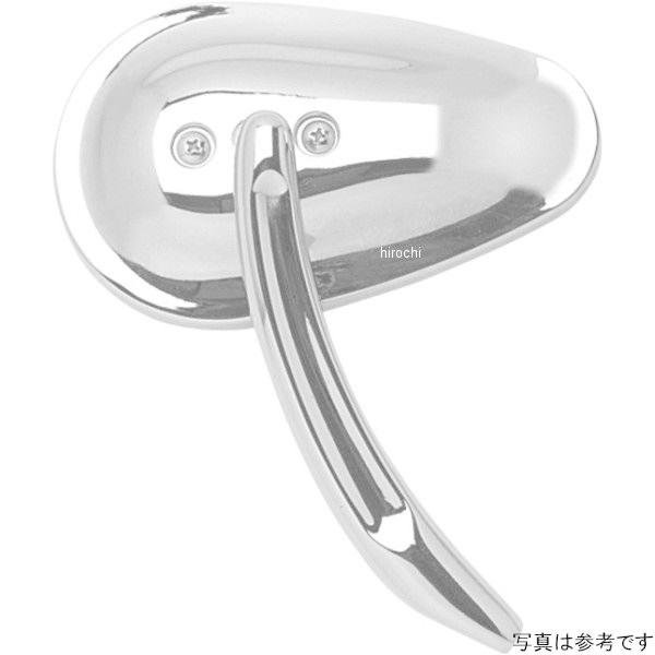 ・クローム加工アルミニウム。・彫刻されたステム。・ティアドロップミラーヘッドの寸法は5-5/8インチ(143mm) x 3-1/2インチ(89mm)。・ステムの長さは5.5インチ(140mm)。・取り付けハードウェアが付属。・1個売り。右側...