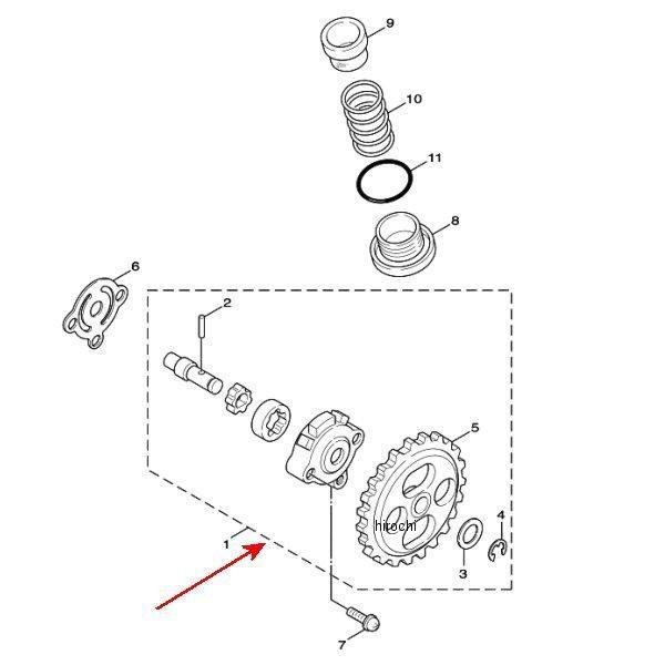 ヤマハ純正 オイルポンプアセンブリ旧品番:5ML-E3300-001P3-E3300-00ヤフー JP店