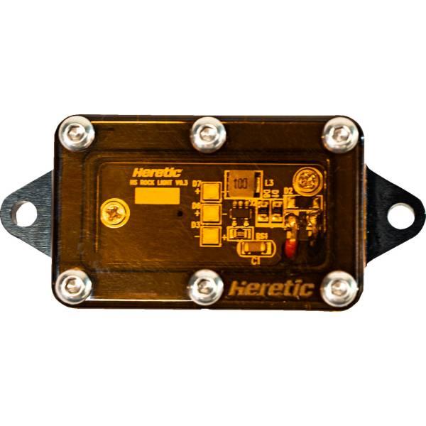 HERETIC LEDロックライトレンズ カラー アンバーハウジング素材 CNC ビレット アルミニウム電球タイプ LED2040-306970013ヤフー JP店