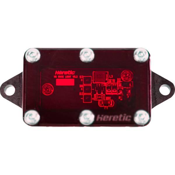 HERETIC LEDロックライトレンズ カラー レッドハウジング素材 CNC ビレット アルミニウム電球タイプ LED2040-307070014ヤフー JP店