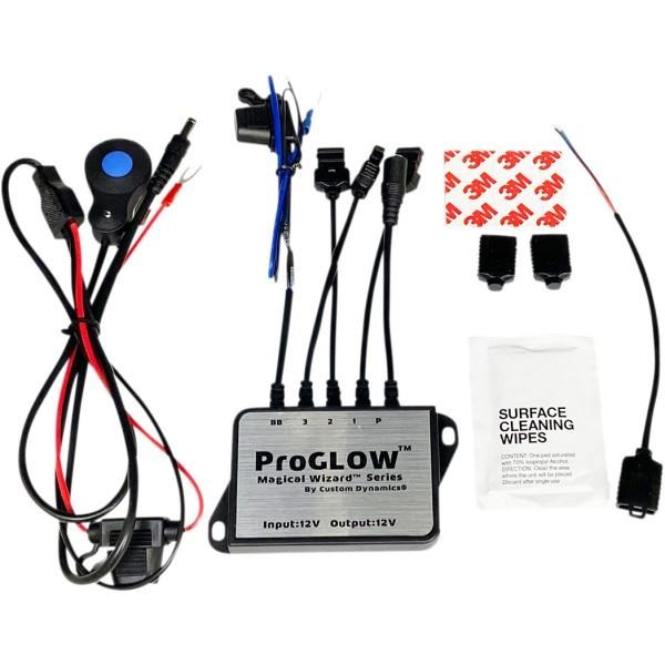 カスタム ダイナミクス Custom Dynamics マジカルウィザード ProGLOW BluetoothコントローラーiOSやAndroidアプリからカラーチェンジなどの操作が可能。2050-0441MW-BTBOX-1ヤフー JP店