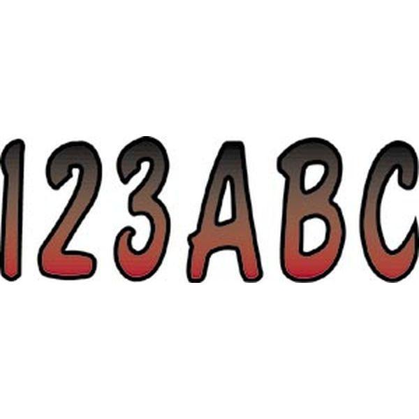 ハードライン HARDLINE ステッカー キット 赤/黒212041-TRREBKG200ヤフー JP店