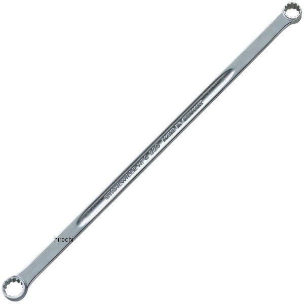 220ASP-18X20 スタビレー STAHLWILLE スプラインロングメガネレンチです。サイズ：9/16X5/8"全長(L)：315mmメガネ部巾(小)(d1)：21mmメガネ部巾(大)(d2)：23mmメガネ部厚み(小)(a1)：1...