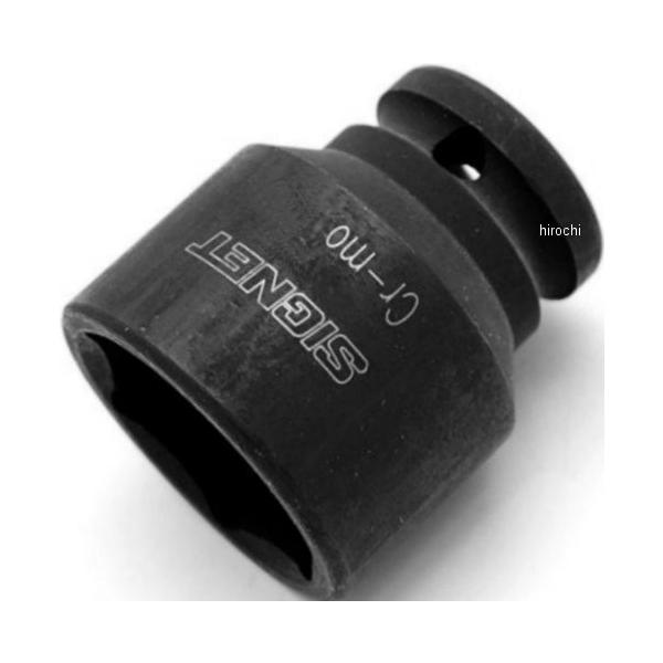 シグネット 1/2DR 16mm インパクト ソケット・サイズ(mm)：16・差込角(インチ DR)：1/2・ソケット外径(D1先端部；mm)：24.5・ソケット外径(D2差込部；mm)：24.5・全長(L；mm)：38.5ピン・リングは付...