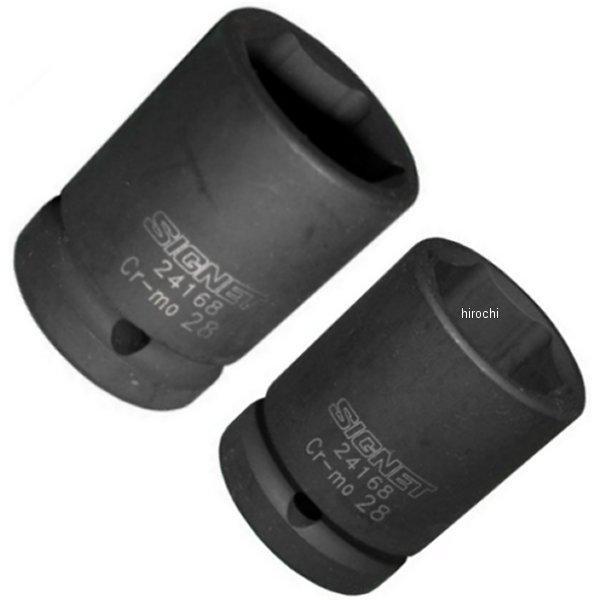 24163 シグネット SIGNET 3/4インチ DRインパクトソケット 23MMです。材質：クロームモリブデンサイズ(mm)：23ソケット外径(Ｄ１先端部；mm)：36ソケット外径(D2差込部；mm)：38全長(mm)：51※ピン・リン...