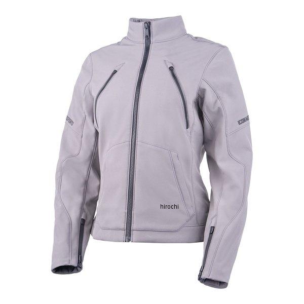 アイコン ICON 2026年春夏モデル ジャケット MERC3 WOMENS グレー Mサイズ：Mカラー：グレー・ICON WOMEN SPORT FIT・春秋向け・防風効果が高く柔らかいSOFTSHELL素材・内部300Dポリエステル補...