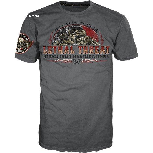 リーサルスレット Lethal Threat Tシャツ Tired Iron Restorations素材:コットンカラー:グレーサイズ:XL3030-21580VV40174XLヤフー JP店