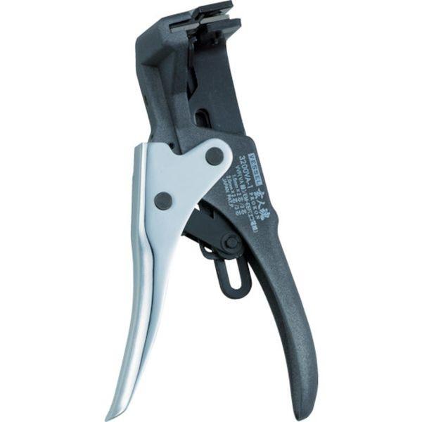 ・エコ電線(EM-EEF)も軽い力できれいに剥ぎ取りできます。・切り込み深さを5段階で調整でき、さまざまなメーカーの被覆に対応します。・刃先は食い込み防止形状です。被覆を押さえて芯線が常に中央にくるよう設計しています。・1.6mm×2芯、1...