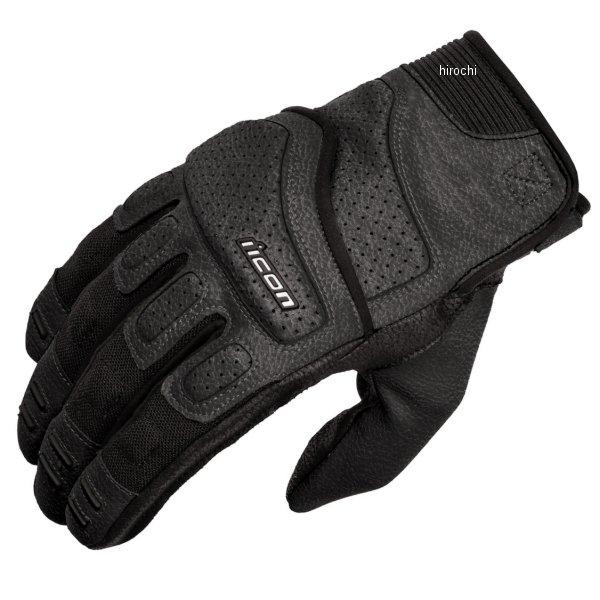 アイコン ICON 春夏モデル グローブ SUPERDUTY3サイズ:Lカラー:ブラック・Ax Laredo生地・ストレッチメッシュ、ネオプレーン使用・ナックルにD3Oプロテクター・CE安全規格 EN13594；2015 Level1,KP...