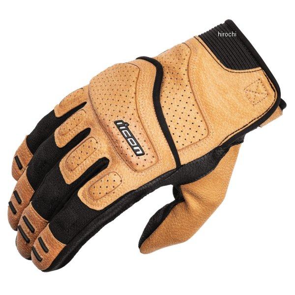 アイコン ICON 春夏モデル グローブ SUPERDUTY3サイズ:Sカラー:タン・Ax Laredo生地・ストレッチメッシュ、ネオプレーン使用・ナックルにD3Oプロテクター・CE安全規格 EN13594；2015 Level1,KP 取...