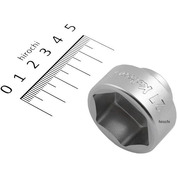 コーケン 3/8インチsq オイル フィルターソケット 27mm (欧州車用)差込角：3/8(9.5mm)先端外径：36.5mm開口深さ：13.5mm全長：24mm3400M-24-27-KK3400M.24-27ヤフー JP店