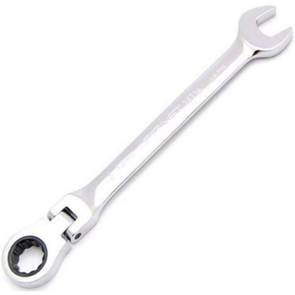 シグネット 9mm スイベルギアレンチ・サイズ(mm)：9・全長(mm)：150・メガネ部外径(mm)：17.5・スパナ部外径(mm)：18.8・メガネ部厚み(mm)：6.9・スパナ部厚み(mm)：4.7ヘッドの交換はできません。首振り式の...