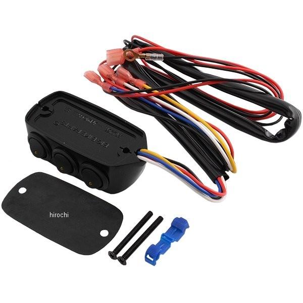 ショークローム Show Chrome LED 3ボタン スイッチ ブレーキサイド 黒88年-90年 ホンダ GL1500 Gold Wing91年-00年 ホンダ GL1500A Gold Wing Aspencade97年-03年 ホン...