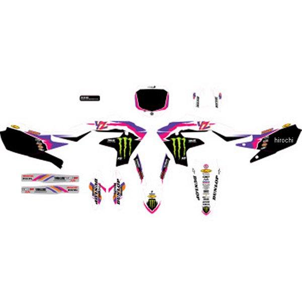 Dcor Visuals グラフィックキット モンスターエナジー YZ RETRO19年-23年 ヤマハ YZ250Fラジエターシュラウド、タンク、ナンバープレート、エアボックス、ロアフォークガード、フロントフェンダー、リアフェンダー、スイ...