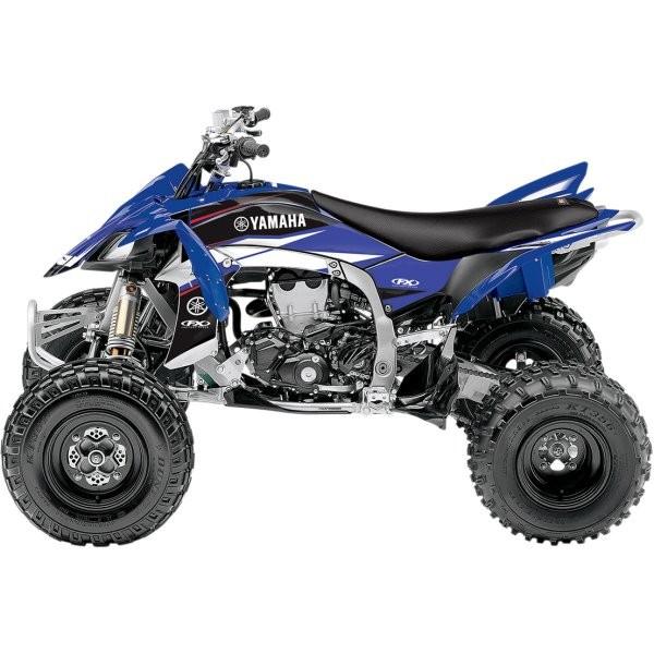 09年-13年 ヤマハ YFZ450R・Pre-cutキットは耐久性に優れ、スクラッチに強い16mil Ultracurve ビニール製で、メーカー標準装備品より4倍の厚さで印刷されています。・特別なガスタンクの接着剤と垂下防止タブ。・タン...