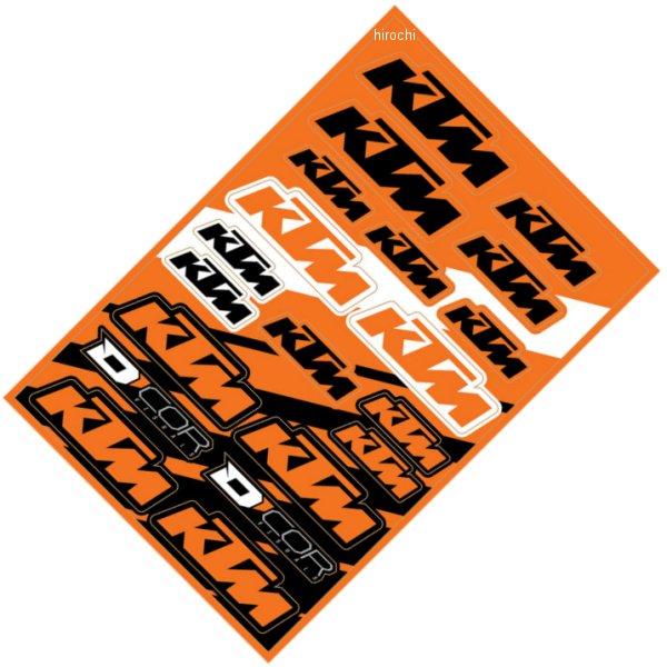 4320-2237 40-30-101 D'cor Visuals DECAL SHEET KTM COR2高品質ステッカーハイタック粘着剤UVコーティング4320-223740-30-101ヤフー JP店