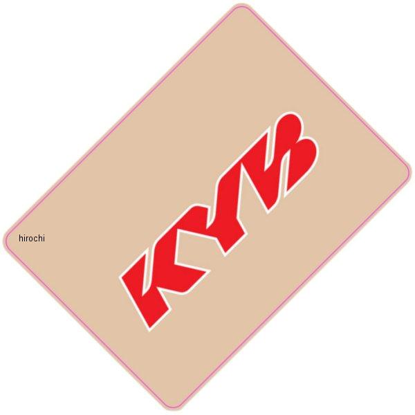 D'cor Visuals アッパーフォークデカールKYBロゴカラー:赤 12ミルの透明ビニールグロスフィニッシュ高強度粘着剤4320-229740-80-123ヤフー JP店