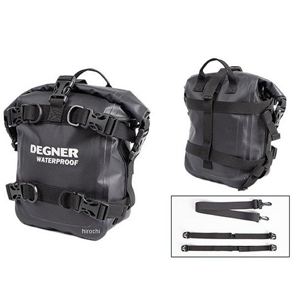 デグナー DEGNER 防水サイドバッグ  ブラックサイズ：縦28×横20×幅10(cm)容量：5L素材：TPUシート、サイドに丁度いい、多点取付けマルチバッグ。エンジンガードに取付けたり、シートに通したり、ハンドルに吊り下げたり様々な取り...