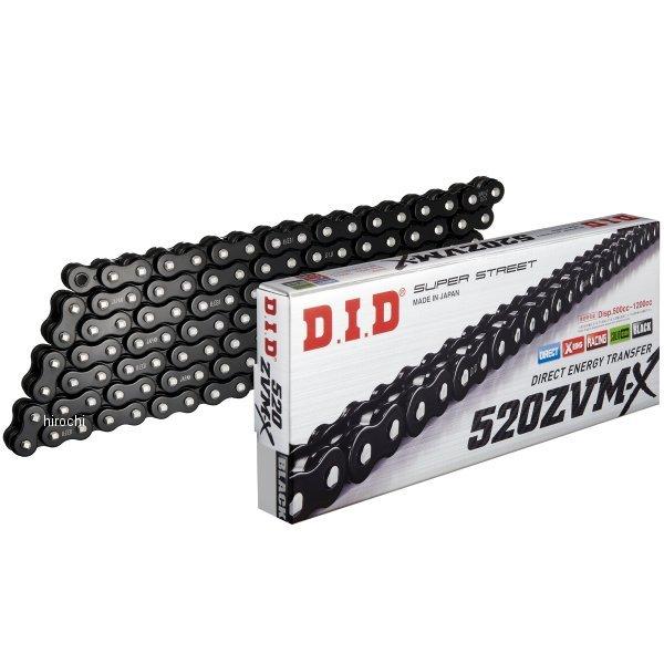 DID 大同工業 チェーン 520ZVM-X シリーズチェーンサイズ:520リンク数:(120L)シールタイプ:X-Ringジョイントタイプ:ZJ(カシメ)カラー:ブラックレース用チェーンの高性能に、ストリートの長寿命を与えた、プレミアムス...