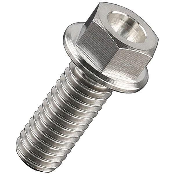 ジータ ZETA チタンフランジボルト汎用タイプ:スタンダード【サイズ】・d:M6 P=1.0・S:8mm・Dc:11mm・K:5.3mm・b:14mm・L:12.5mm入数:1本入りワイヤリング穴:無し素材:チタン合金 Ti-6AL-4V...