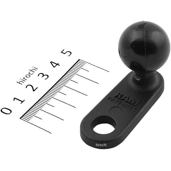 ラムマウント RAM MOUNT ホールベース 11mm穴カラー：ブラック汎用直径11mmのボルト類に共締めして使用します。セット内容：ベース部単品商品(別途、マウント、アーム、ジョイント等が必要です。)ボールサイズ：1インチ(約25mm)...