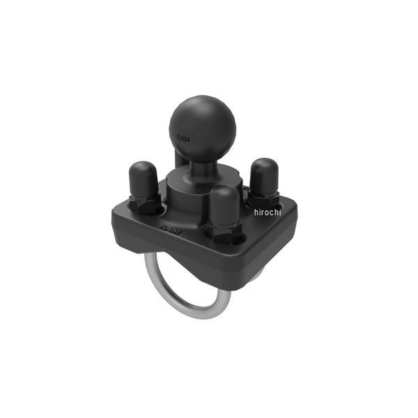 ラムマウント RAM MOUNT ダブルU字クランプカラー：ブラック汎用直径13mm-直径31mmに対応セット内容：ベース部単品商品(別途、マウント、アーム、ジョイント等が必要です。)ボールサイズ：1インチ(約25mm)主にハンドルにクラン...