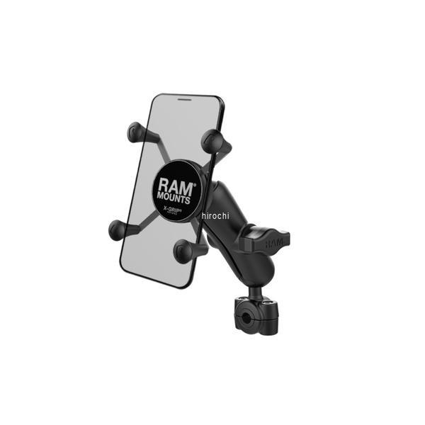 ラムマウント RAM MOUNT Xグリップ＆バーマウントベースカラー:ブラック素材:高強度プラスチック／粉体塗装アルミニウム適合:Xグリップ:幅 約48mm〜82mm・厚み 22mmまで取付け可能、バーマウントベース:Φ9．5-Φ15．8...