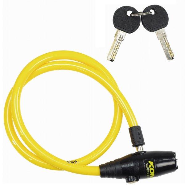 コミネ KOMINE アラームワイヤーヘルメットロックカラー:ブラック/イエロー【仕様説明】振動を感知し作動するアラーム機能付きワイヤーロック。ヘルメットのDリングに通すことのできる12mm径の焼き入れ処理を施したコーティングワイヤー採用。...