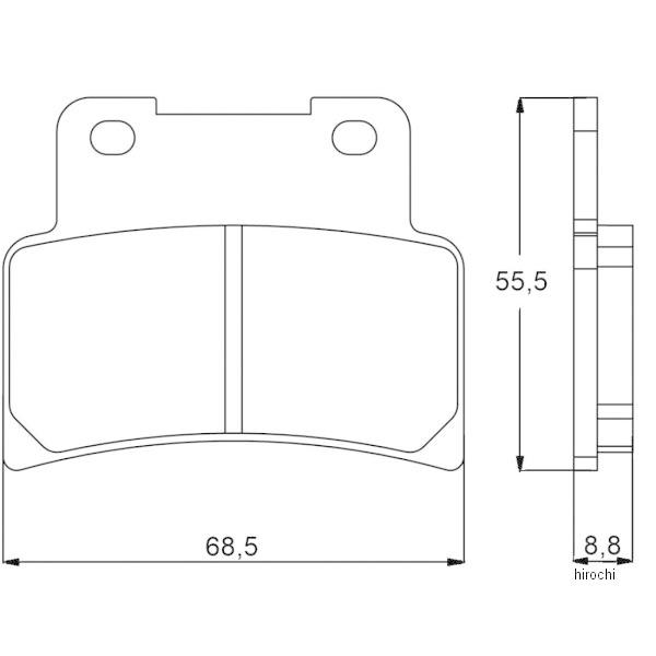 アコサット ACCOSSATO ブレーキパッド15年-17年 SYM CITYCOM S フロント、リア用09年-15年 SYM CITYCOM フロント、リア用16年-19年 SYM FIDDLE III フロント用09年-15年 SYM...