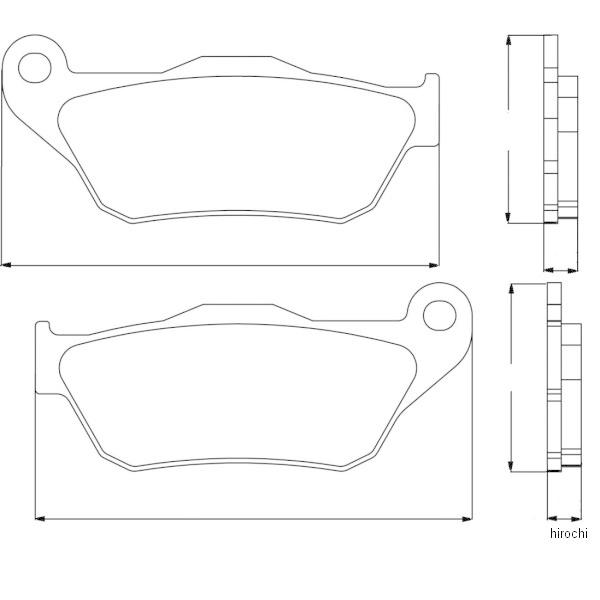 アコサット ACCOSSATO ブレーキパッド05年-09年　ヤマハ　YP　R　XMAX25006年-09年　ヤマハ　YP R XMAX12506年-14年　MBK　SKYCRUISERタイプ:オーガニック【仕様説明】アコサットの有機OR複...