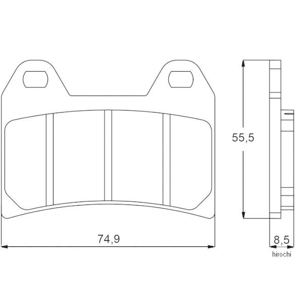 アコサット ACCOSSATO ブレーキパッド95年-98年 ヤマハ XJR1200 (ITALY) フロント用95年-99年 ヤマハ TRX850 (ITALY) フロント用04年-13年 ヤマハ XT 660 X フロント用95年-96...