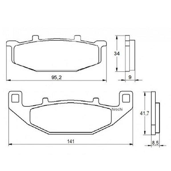 403-AGPA153-OR アコサット ACCOSSATO  ブレーキパッド AGPA15391年-93年 スズキ GSX1100 94年-95年 スズキ GSX1100 G 91年-95年 スズキ DR 800 BIG 91年-95年 ...